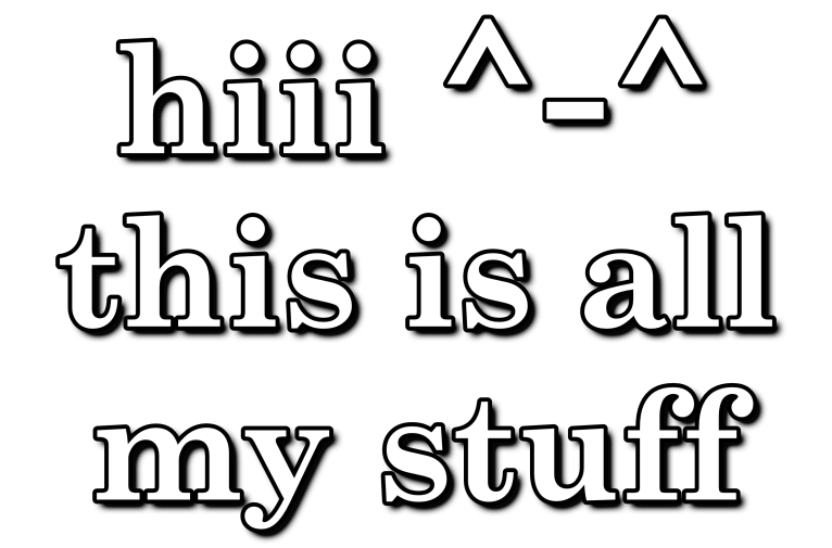 Sera Reads Links – all my stuff :3